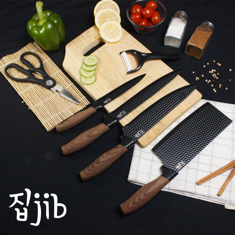 JIB Black Diamond Knives Set 6 in 1 - 집JIB